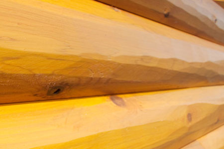 Siding, Logs, Deluxe, Hand-Hewn