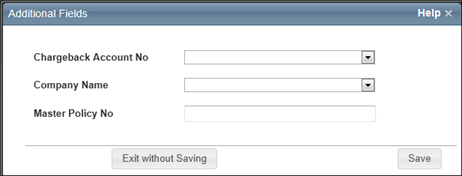 Enter Additional Field Information