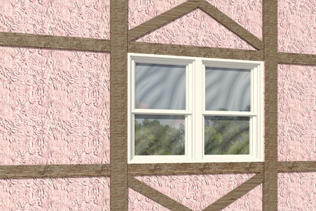 Half-Timber and Stucco on Frame